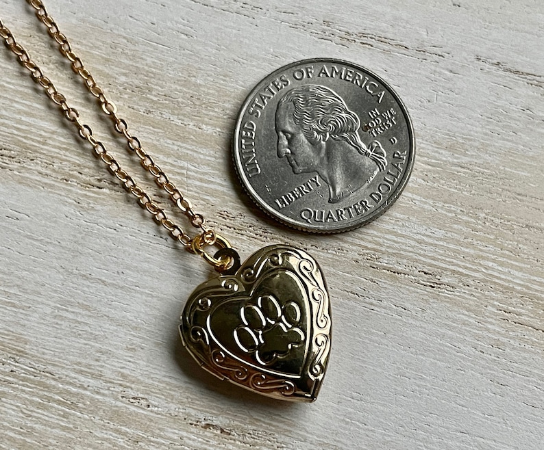 Pet Locket With Photos Memorial Dog Locket Loss of a Pet - Etsy