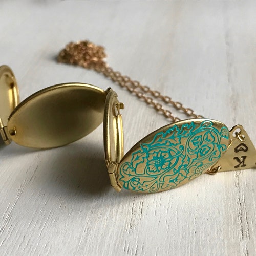 Multi Photo Locket Hand Painted Locket Family Tree Locket 4 - Etsy UK