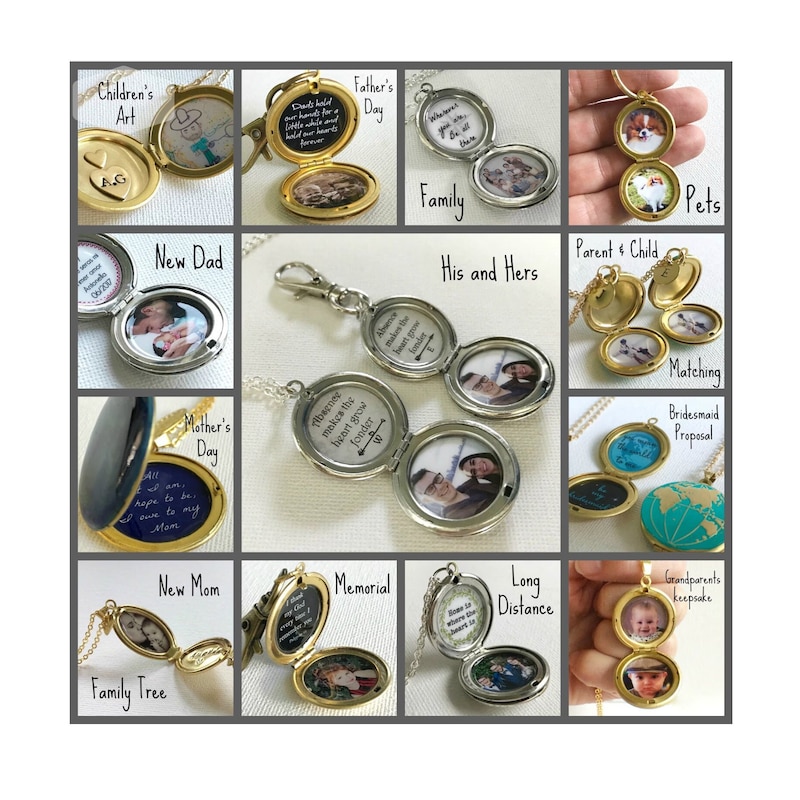 Custom Photo Locket - Etsy