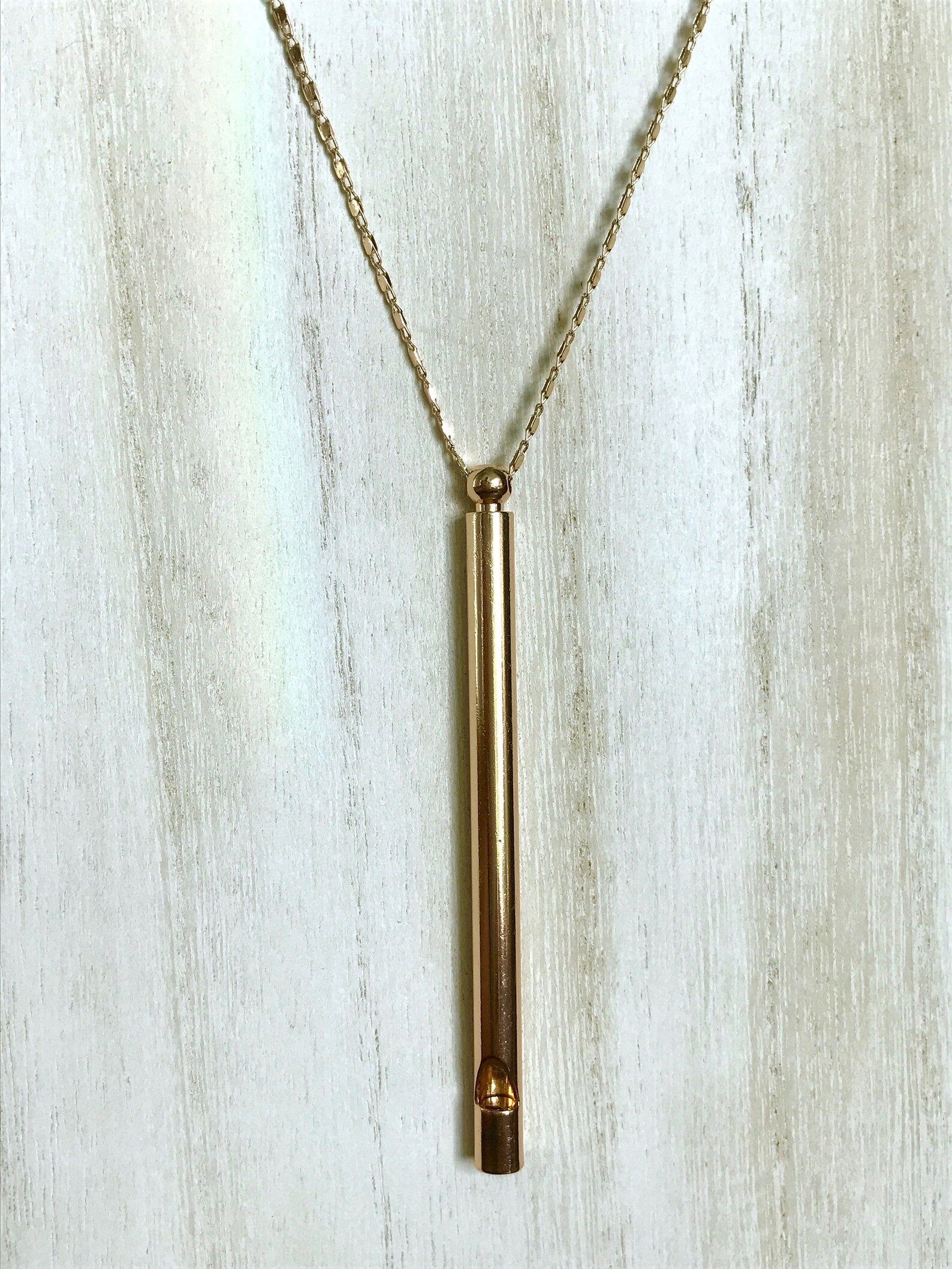 Gold Whistle Necklace Whistle Necklace Whistle Simple Gold - Etsy