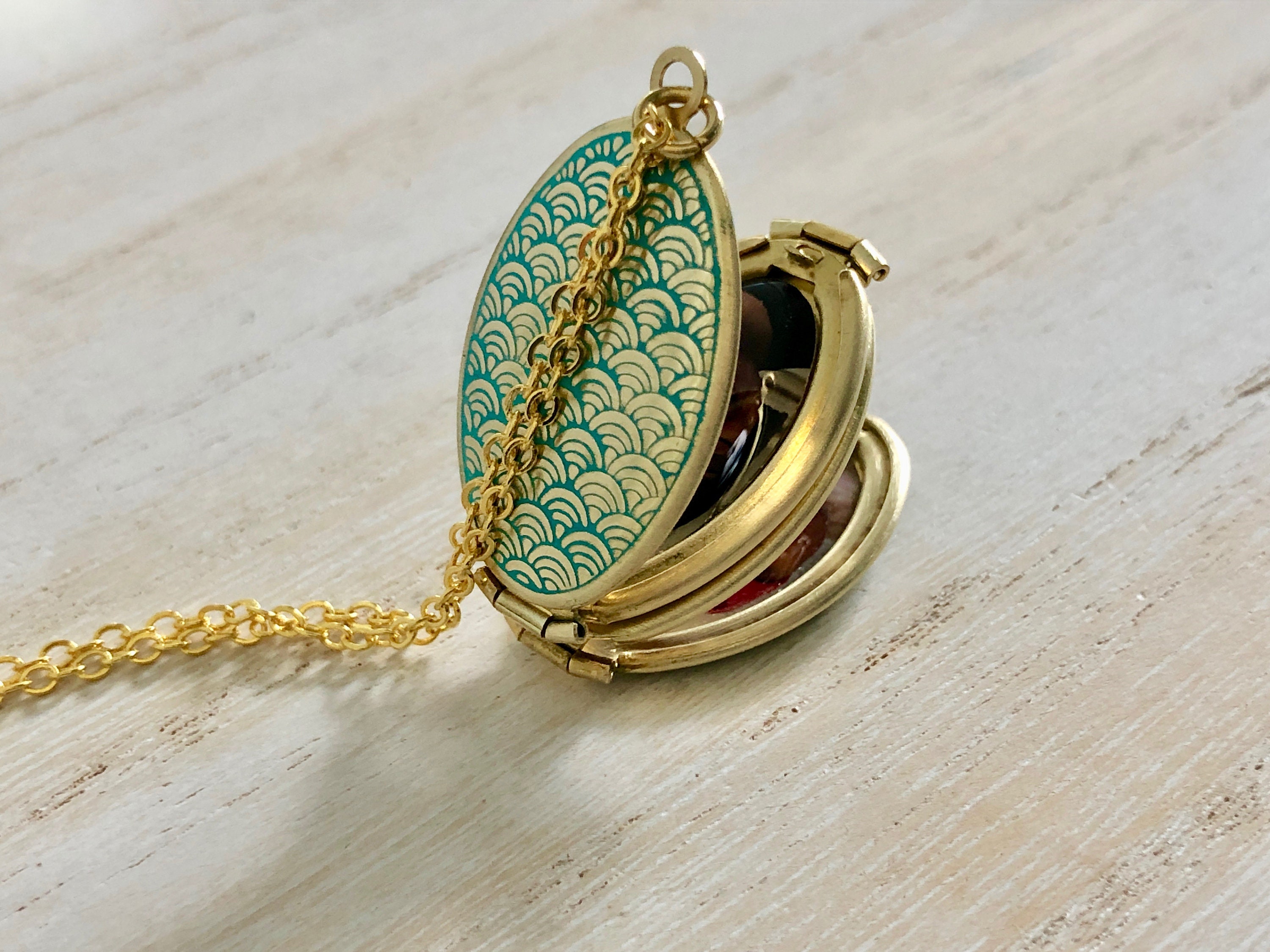 Multi Photo Locket Hand Painted Locket Family Tree Locket 4 - Etsy Canada