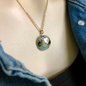 Turquoise Locket Necklace Customized Lockets Photo Lockets Something ...