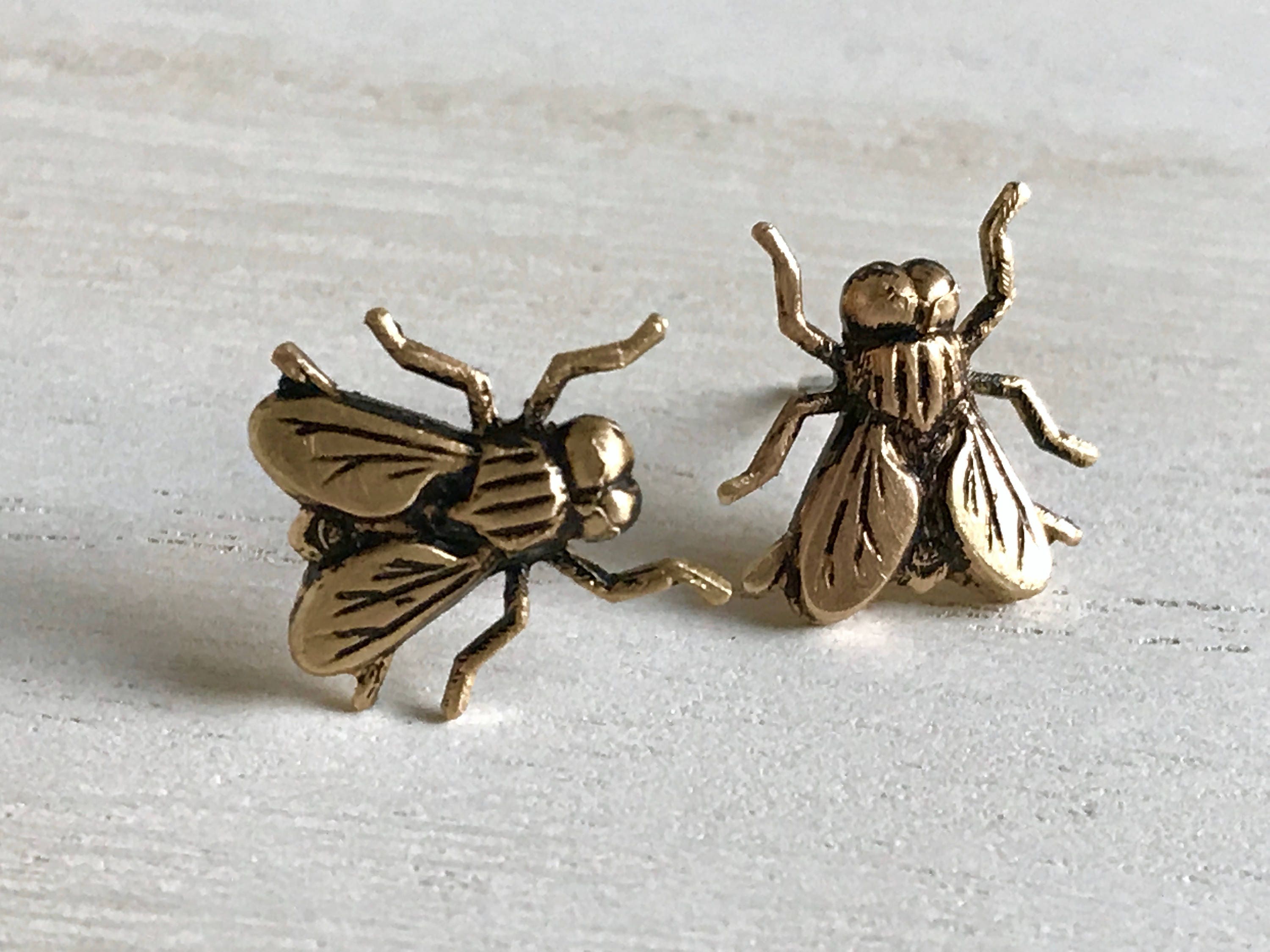 Bug Earrings Fly Earrings Bugs Insect Earrings Creepy - Etsy Canada