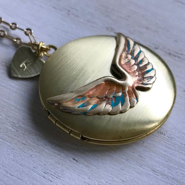 Angel Locket - Etsy