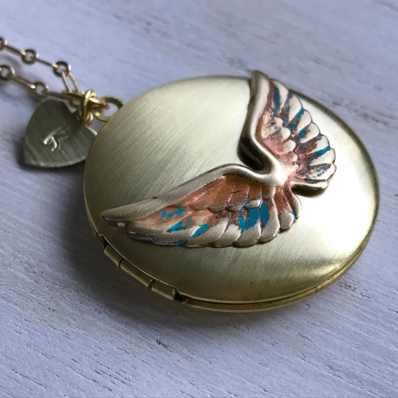 Angel Locket - Etsy
