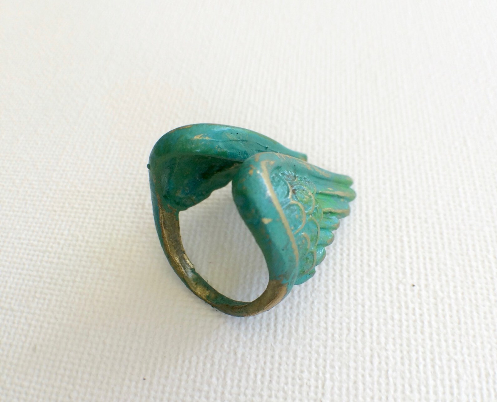 Angel Wing Ring Guardian Angel Ring Bird Wing Ring | Etsy