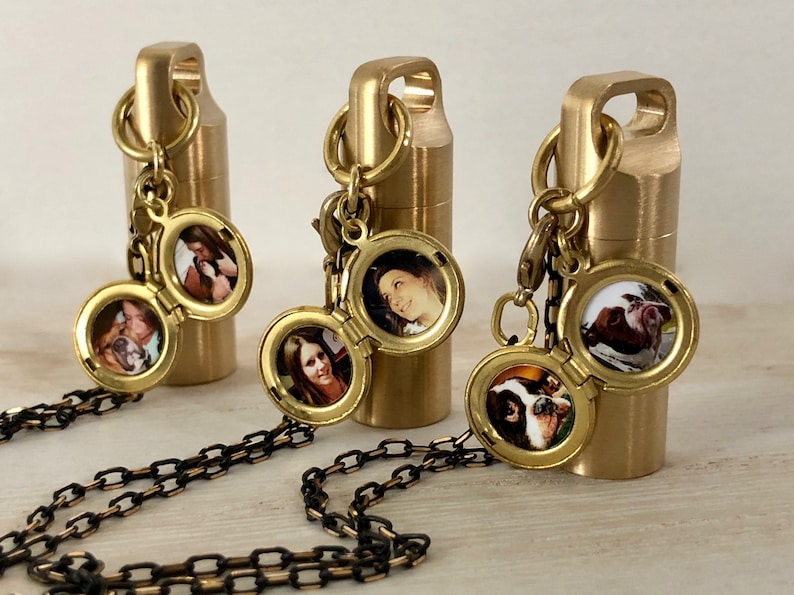 Cremation Keychain, Ashes Vessel With Photo Locket, Death of a Loved ...