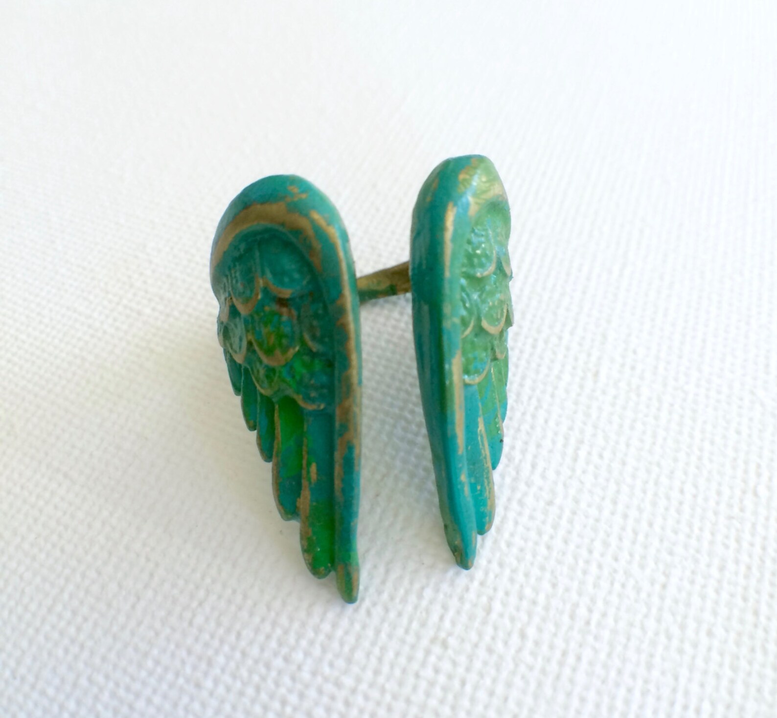 Angel Wing Ring, Guardian Angel Ring, Bird Wing Ring Adjustable ...