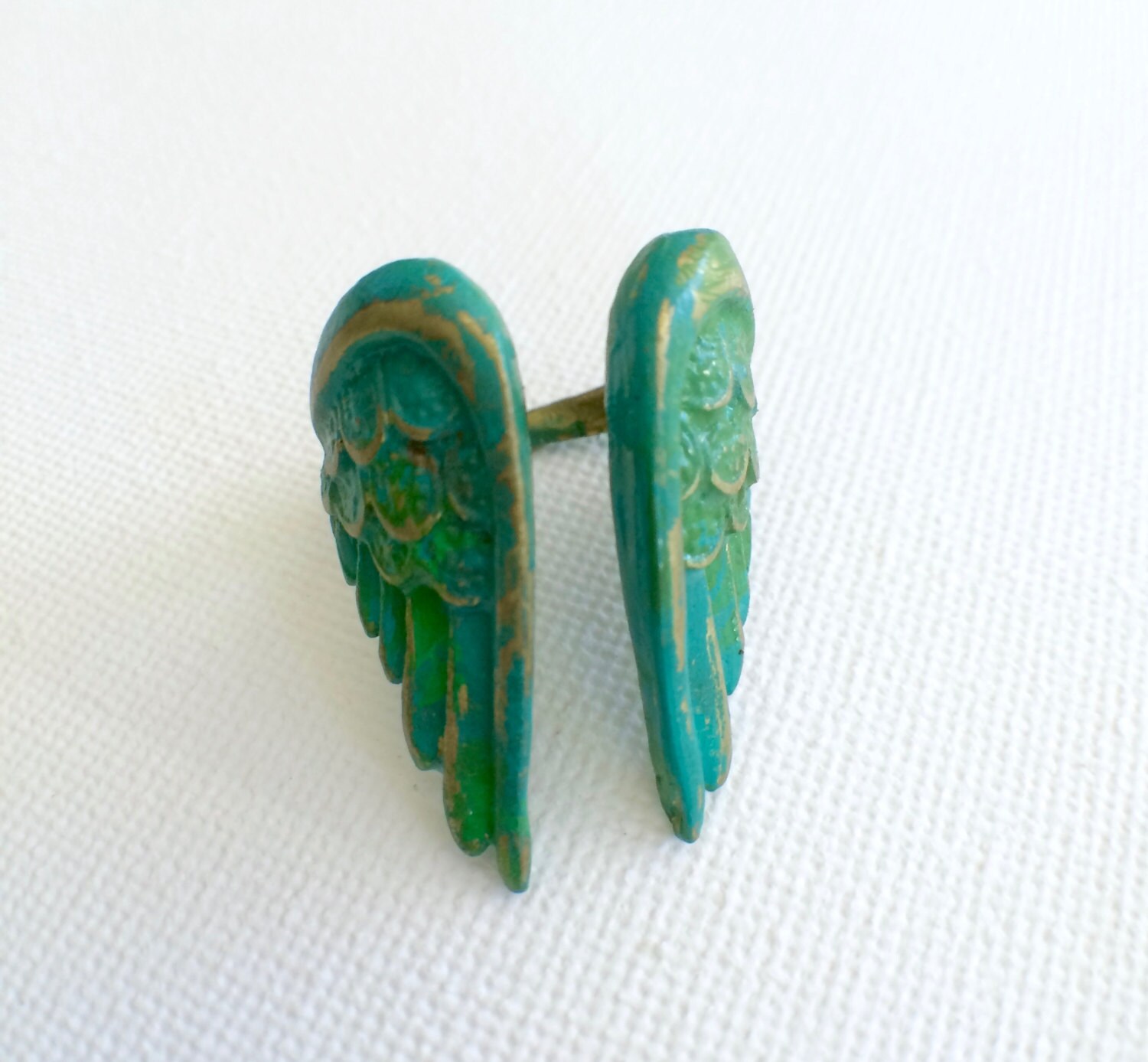 Angel Wing Ring Guardian Angel Ring Bird Wing Ring | Etsy