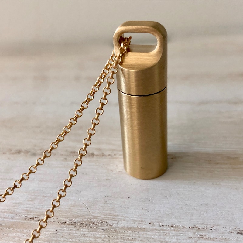 Nitroglycerin Pill Holder Necklace - Etsy