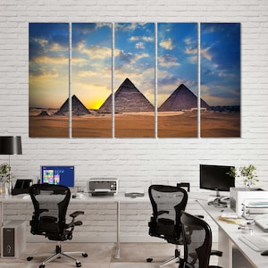 Pyramids of Egypt Popular Decor for Home, Architecture of Egypt Great ...