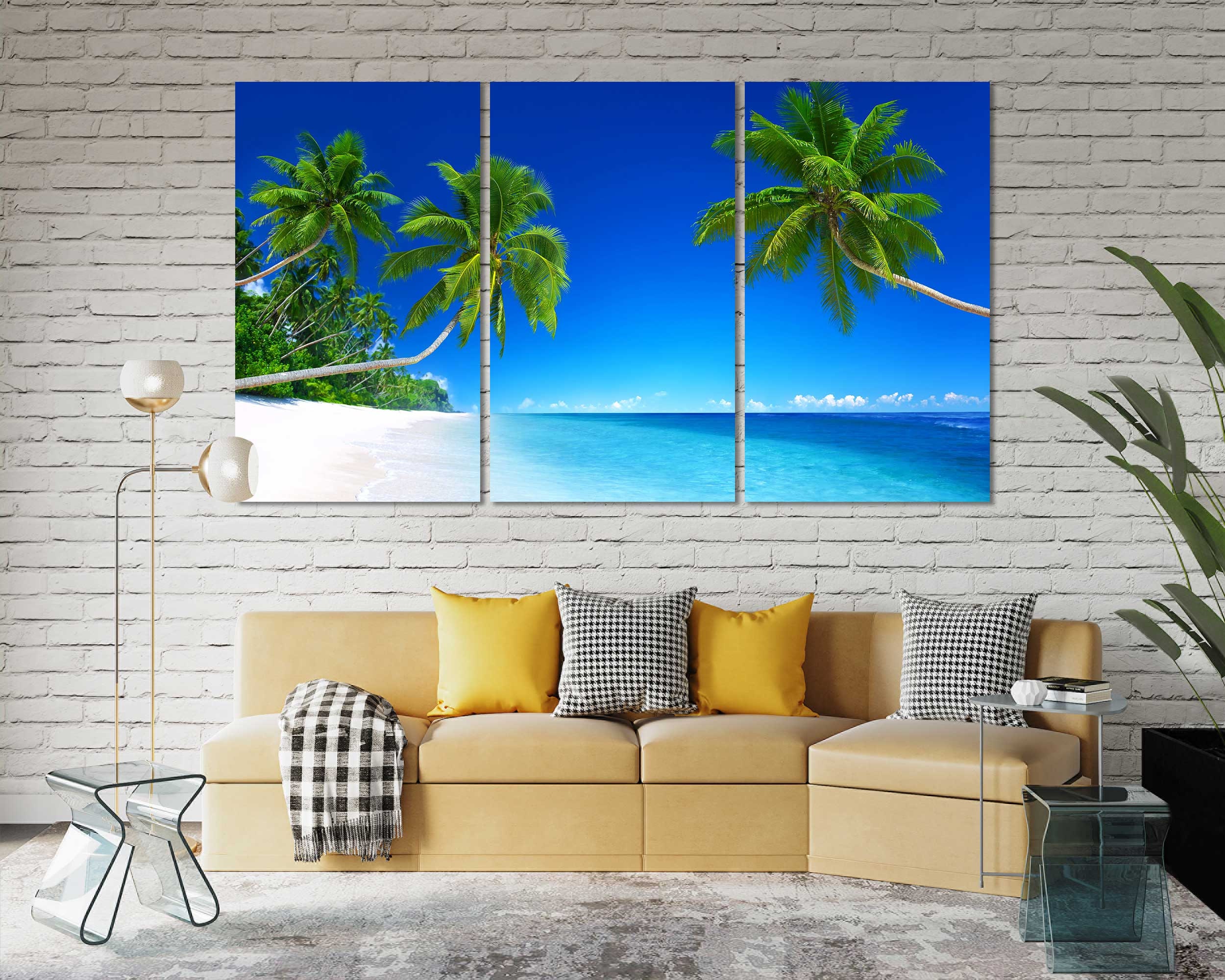 Tropical Beach Decor for Interior Home Tropical Beach Print | Etsy