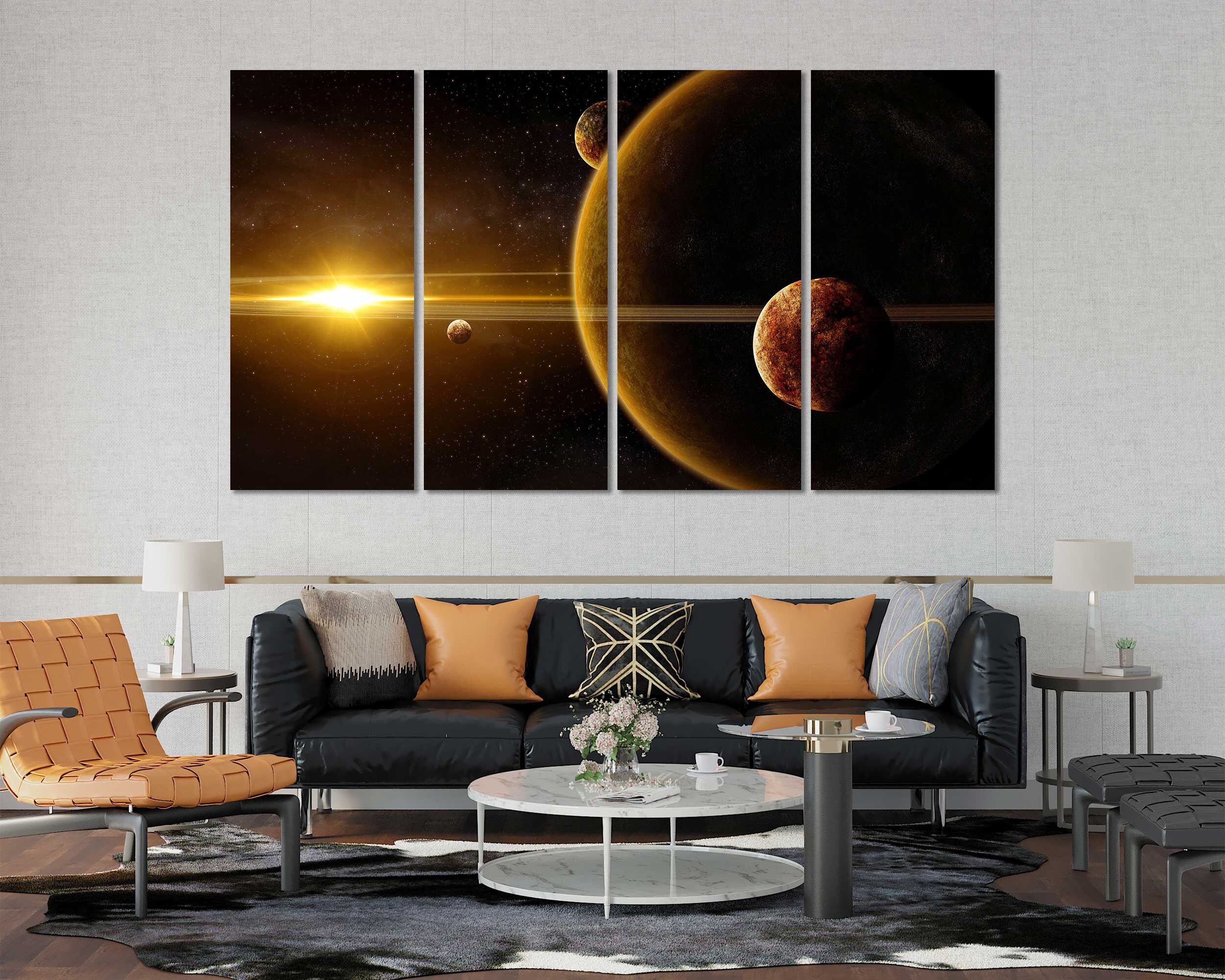 Painting Solar System Room