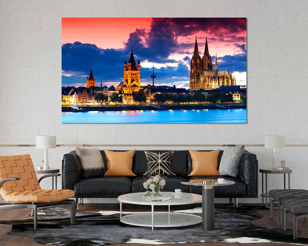 Cologne Large Decor Cologne Cathedral City Wall Decor - Etsy