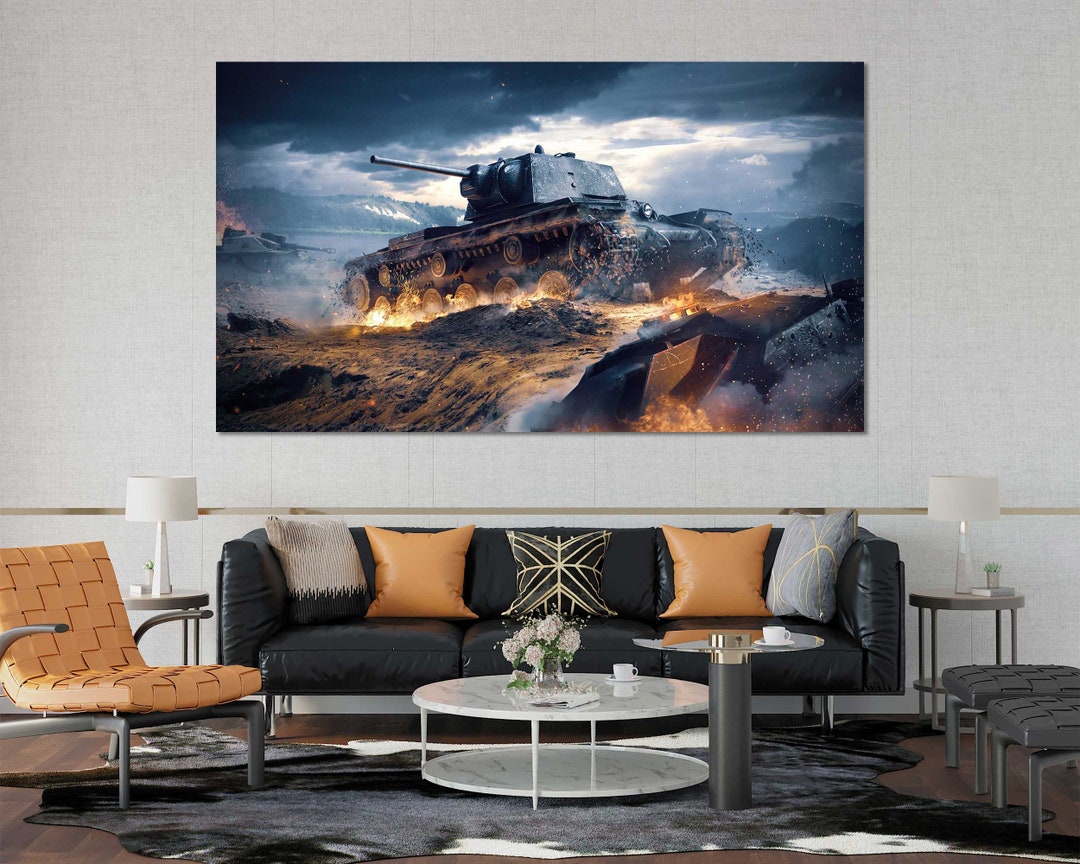 WW2 Tank Wall Art – Military Battle Photography Print | Historic ...