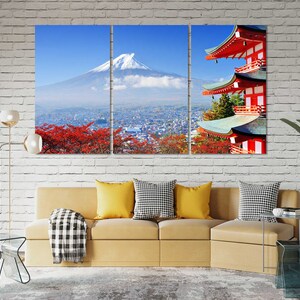 Fuji Mountain in Japan Large Decor for Home Japan Landscape - Etsy