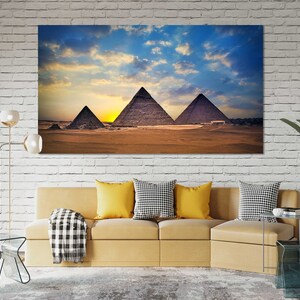 Pyramids of Egypt Popular Decor for Home, Architecture of Egypt Great ...