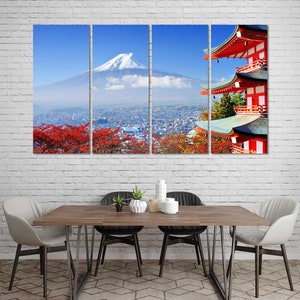 Fuji Mountain in Japan Large Decor for Home Japan Landscape - Etsy