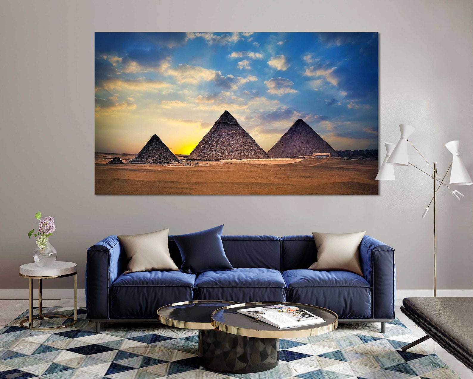 Pyramids of Egypt Popular Decor for Home Architecture of - Etsy
