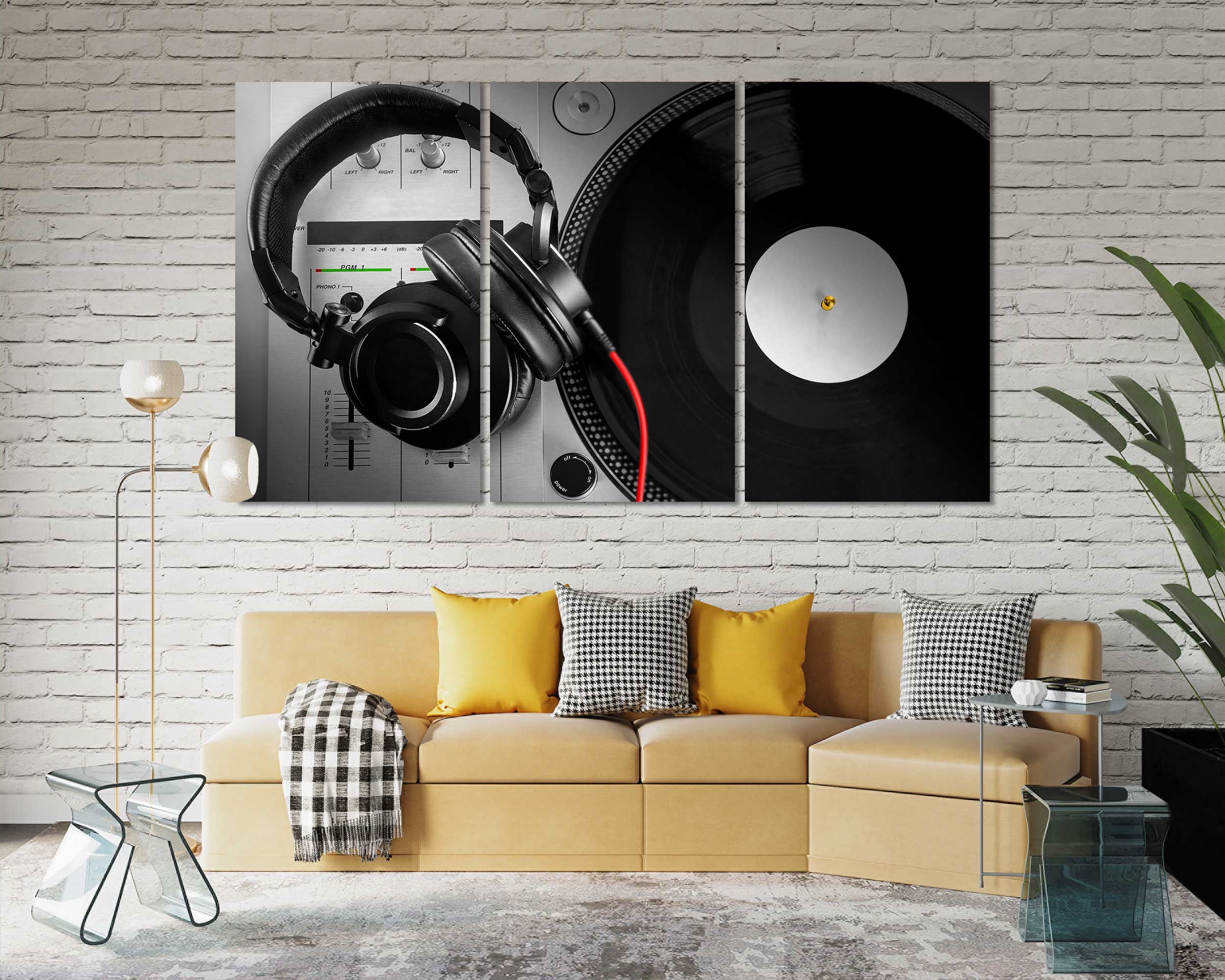 Stylish DJ Console Creative Decor for Room Vinyl Record | Etsy