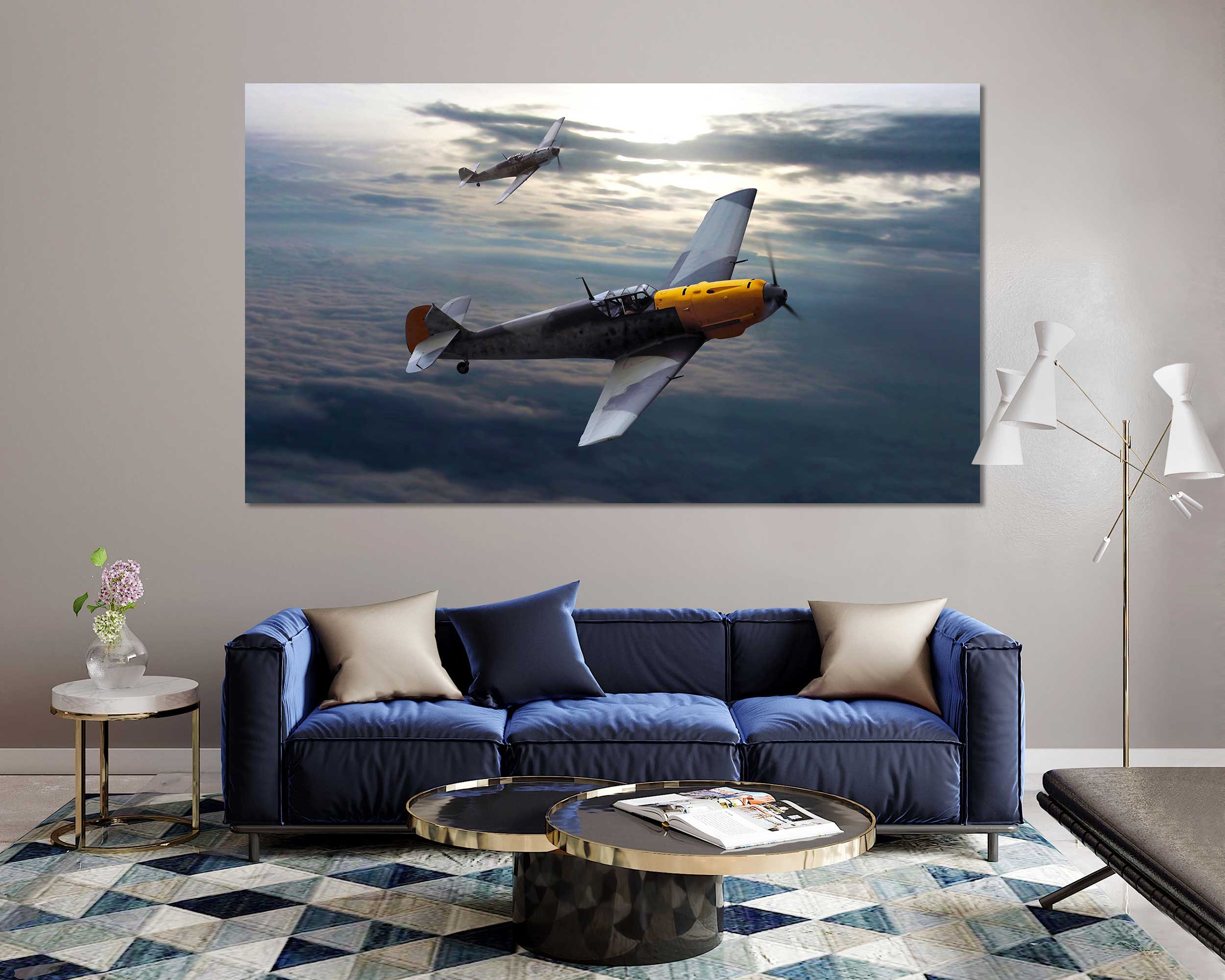 Military Aircraft Creative Design Art for Interior Home - Etsy Ireland