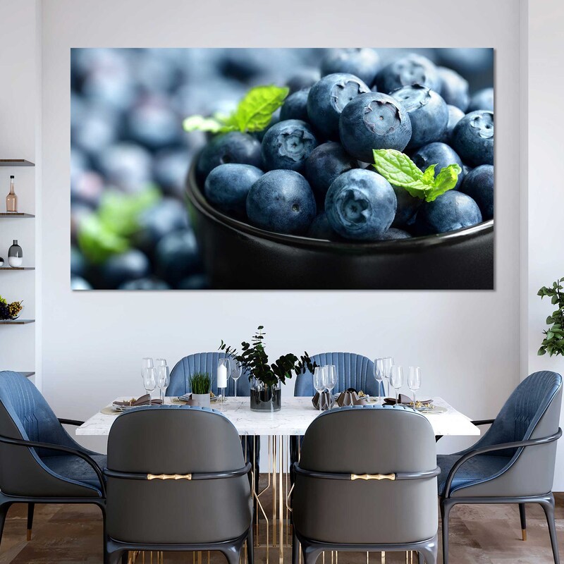 Blueberry Painting - Etsy