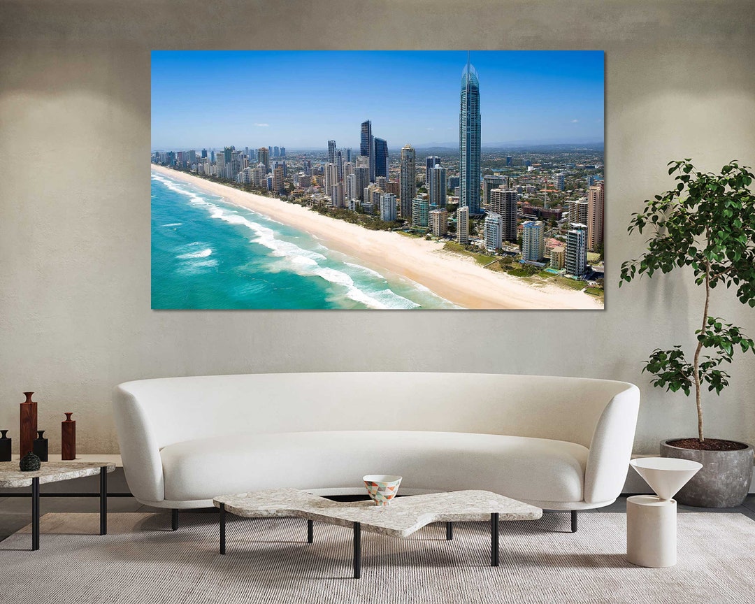 Queensland Beach Cityscape Photography Print – Australia Travel Wall ...