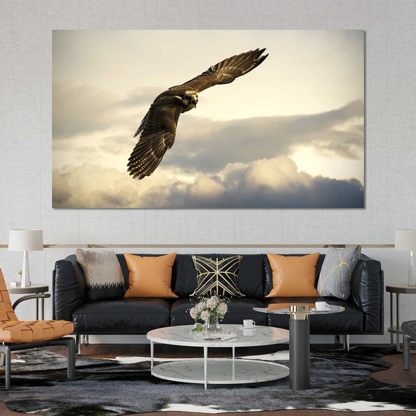 Metal Hawk Wall Art - Etsy
