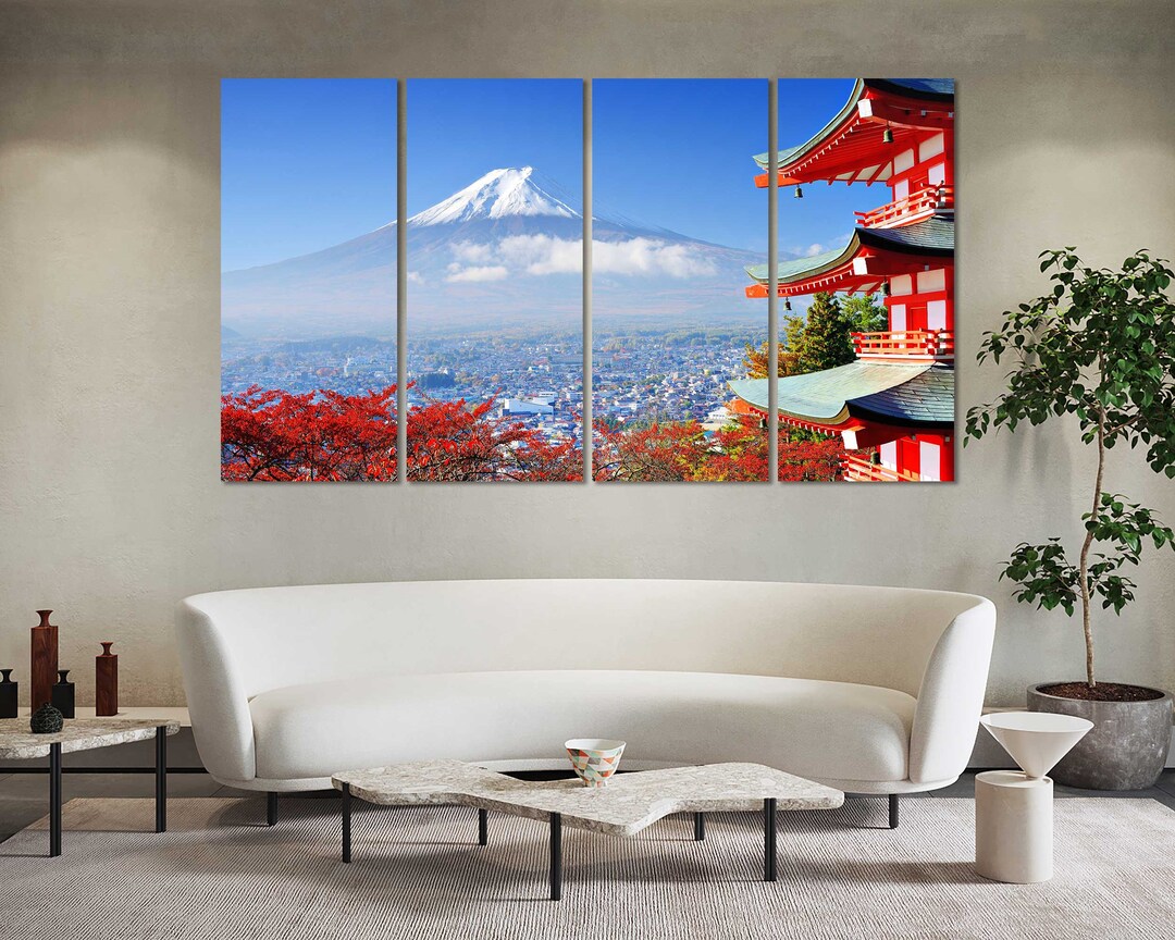 Fuji Mountain in Japan Large Decor for Home Japan Landscape - Etsy