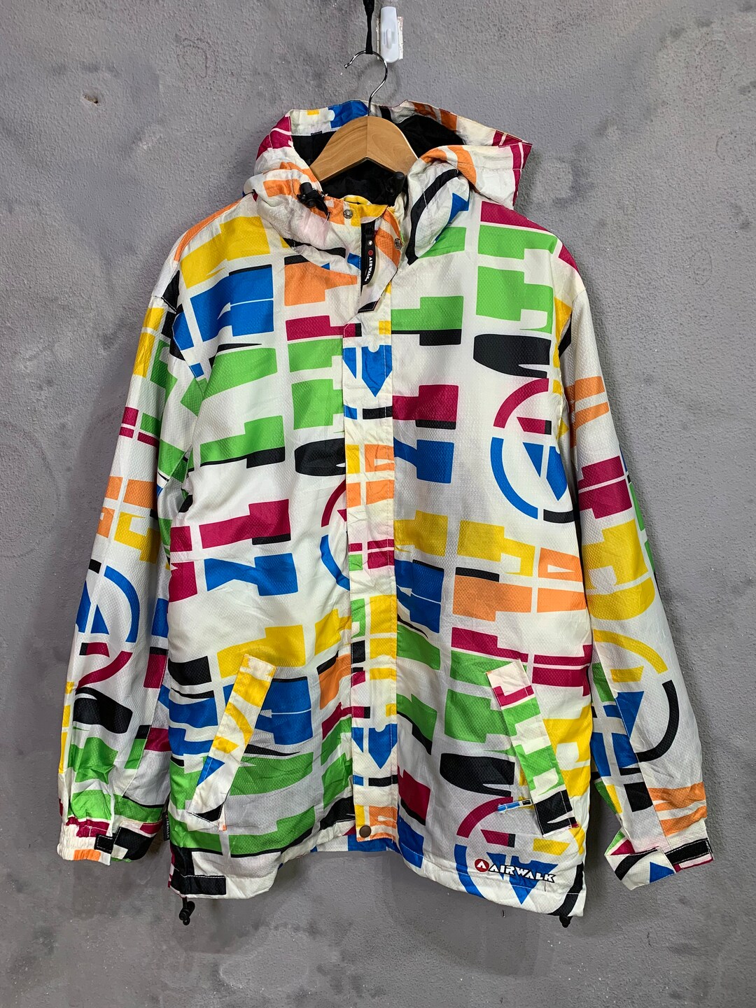 Vintage AIRWALK Jacket Ski Multi Color - Etsy
