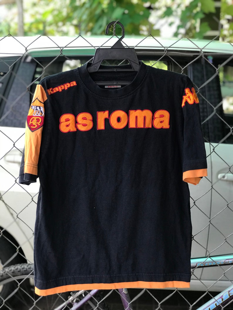 Camiseta Vintage Kappa AS Roma Football Italy League - Etsy España