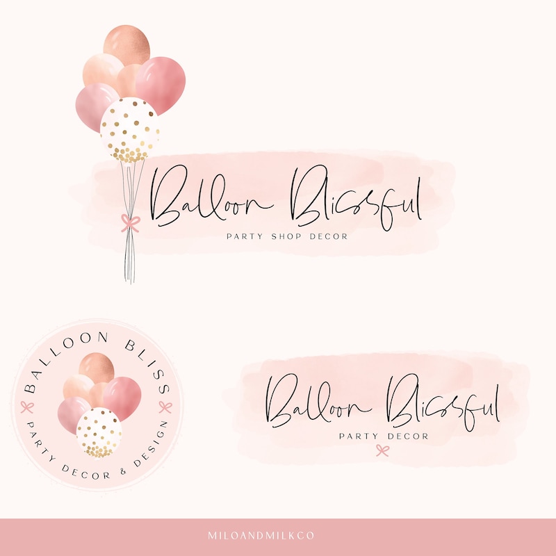 Balloons Logo - Etsy