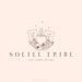 Magic Crystal Healing Logo, Candle Logo, Tarot Shop Logo, Spiritual ...