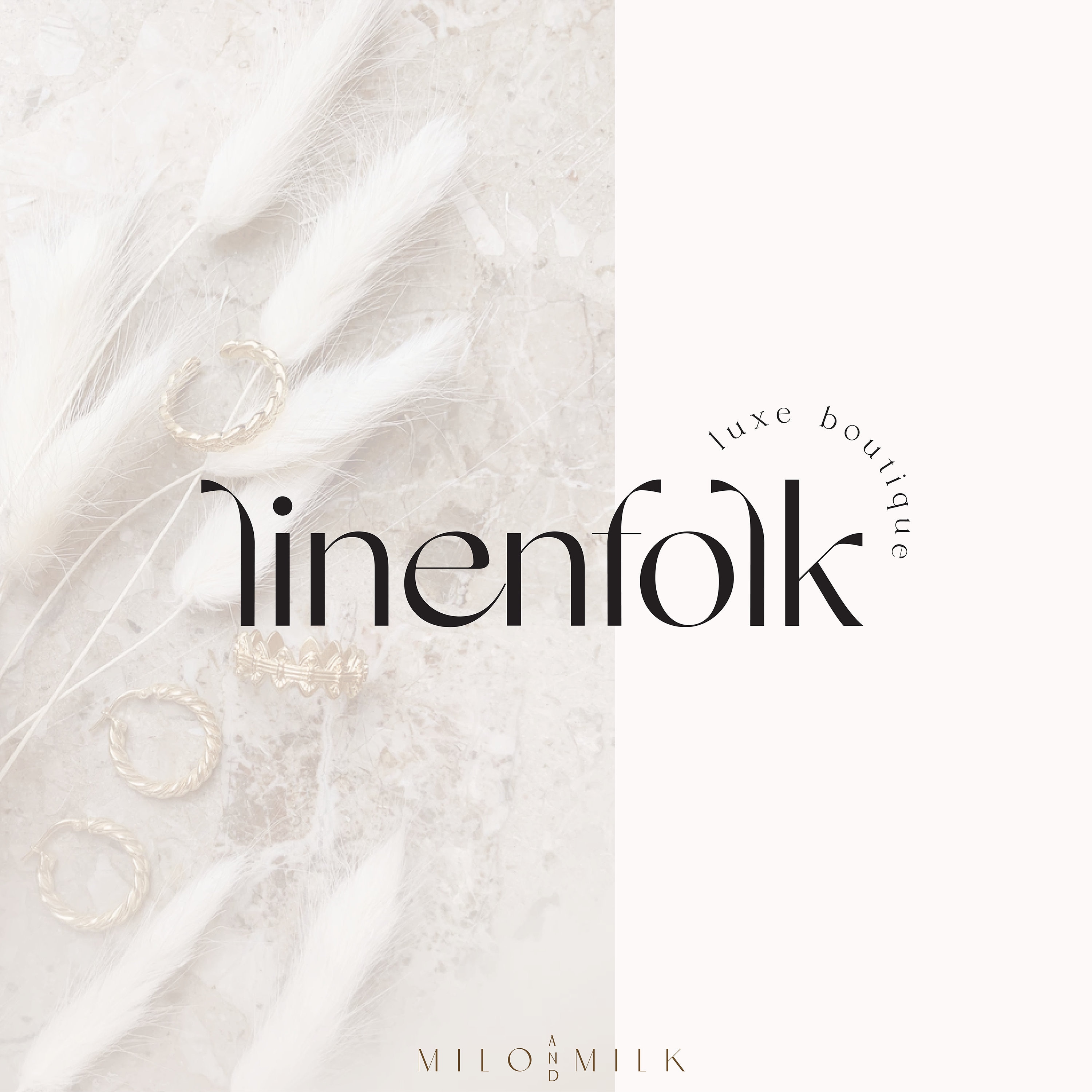 Minimal Modern Wordmark Logo, Minimalist Logo, Editorial Logo, Boho ...