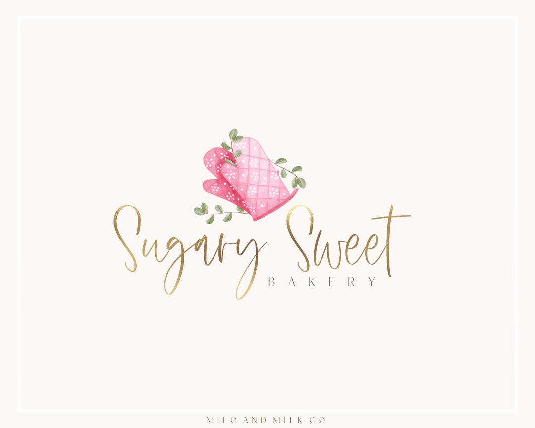Premade Baking Logo, Cooking Logo, Bakery Logo, Food Blogger Logo ...