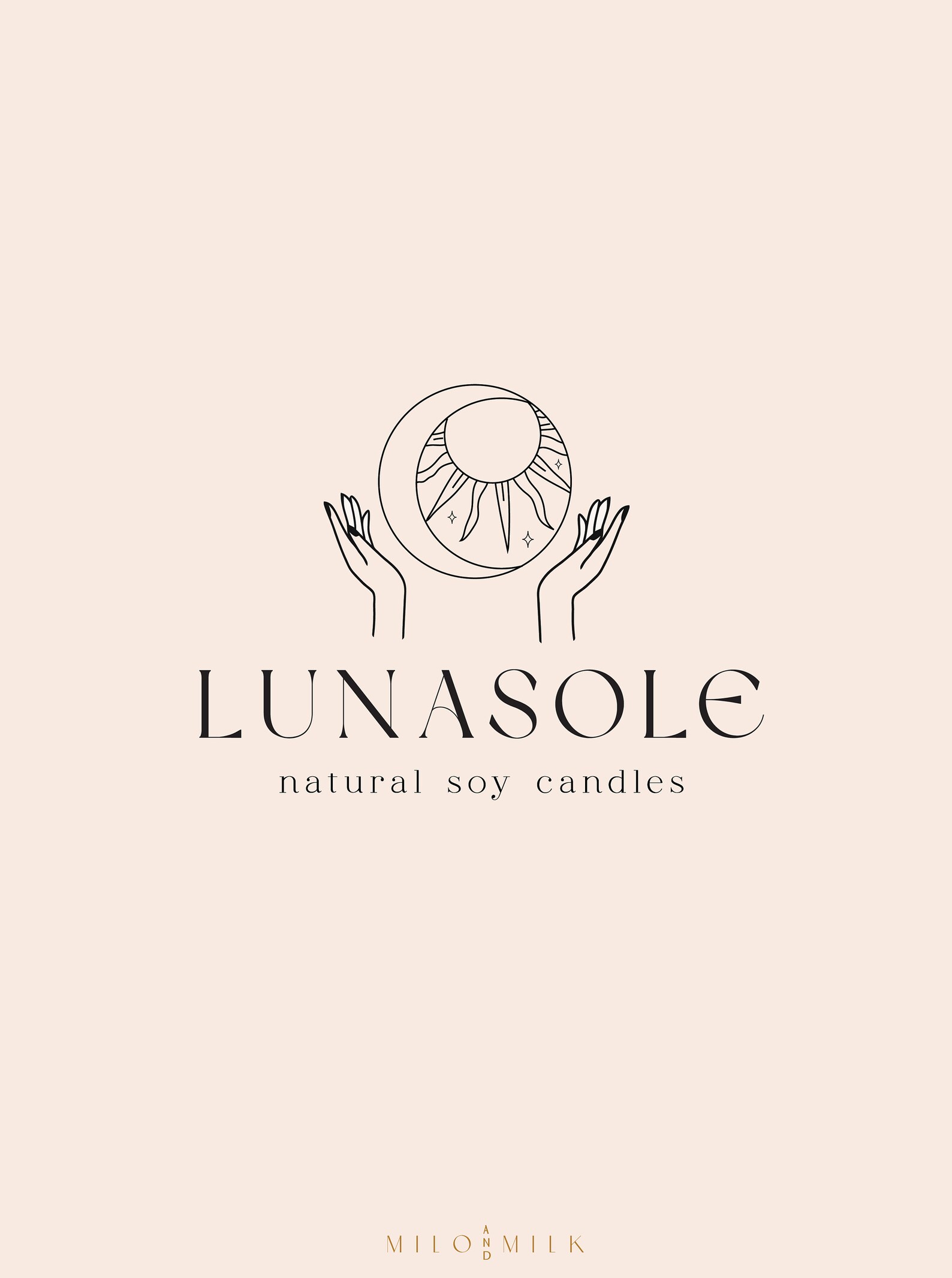 Boho Sun and Moon Magic Logo Landscape Logo Photography - Etsy