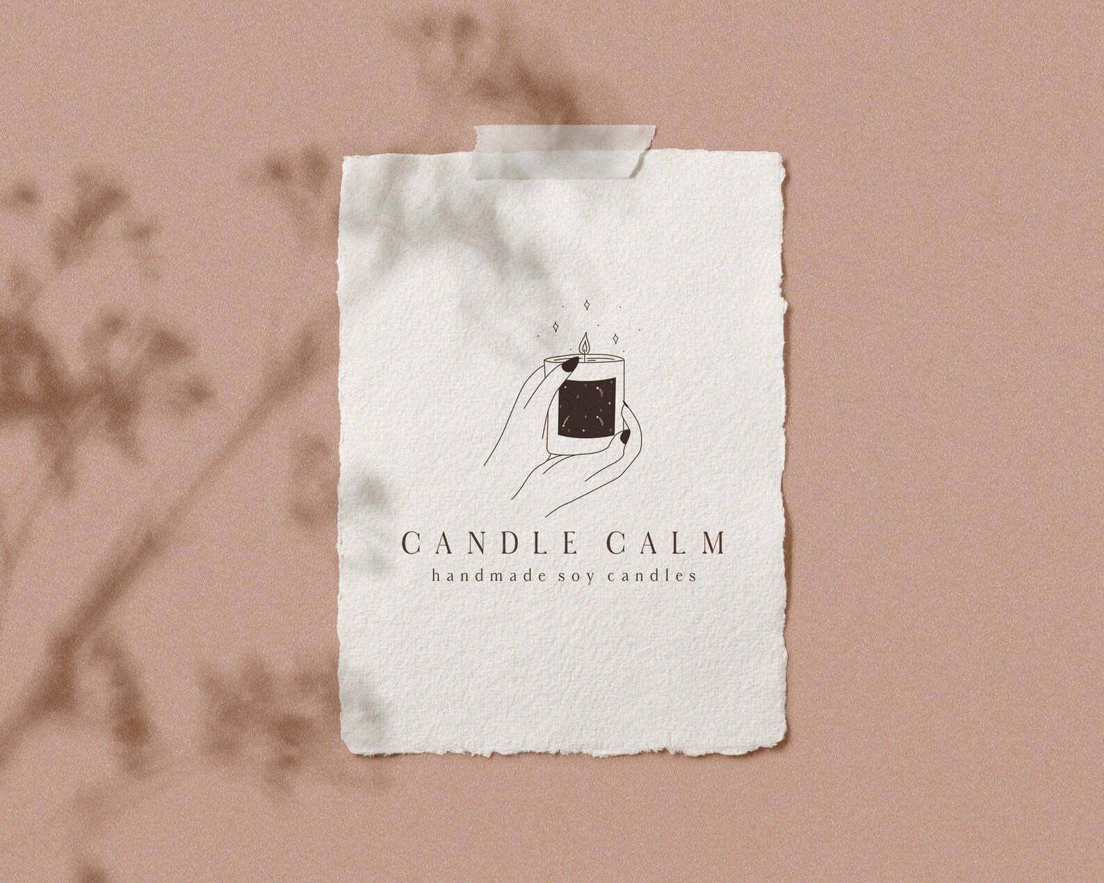 Candle Hand Logo Candle Shop Logo Minimalist Logo Homeware - Etsy Australia