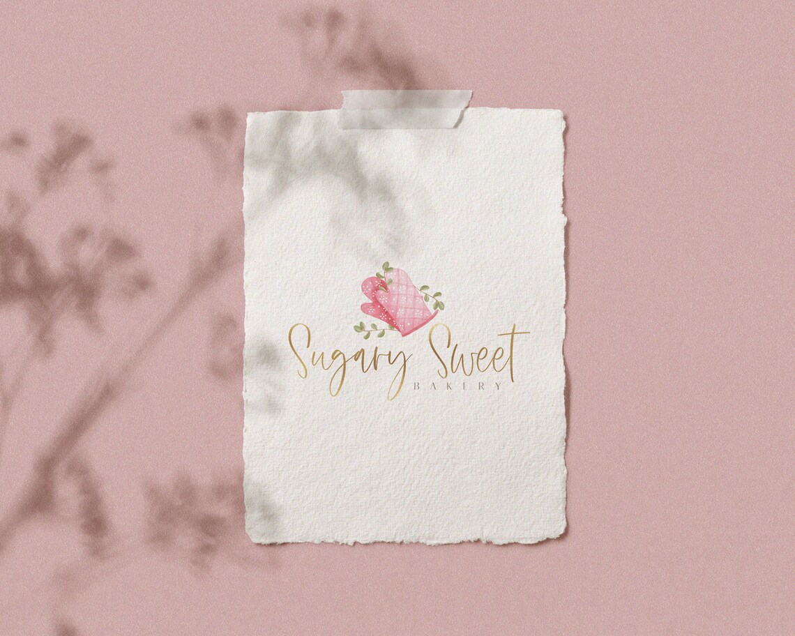 Premade Baking Logo Cooking Logo Bakery Logo Food Blogger - Etsy