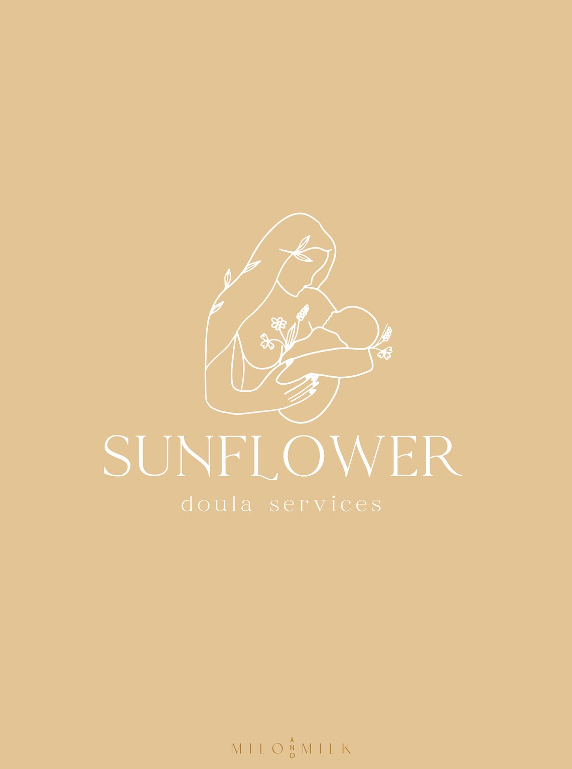 Doula Pregnancy Logo, Doula Branding, Pregnant Logo, Mother and Child ...