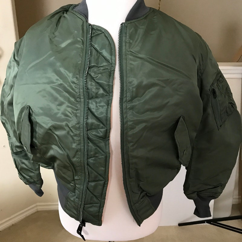 Vintage Flight Jacket Large - Etsy