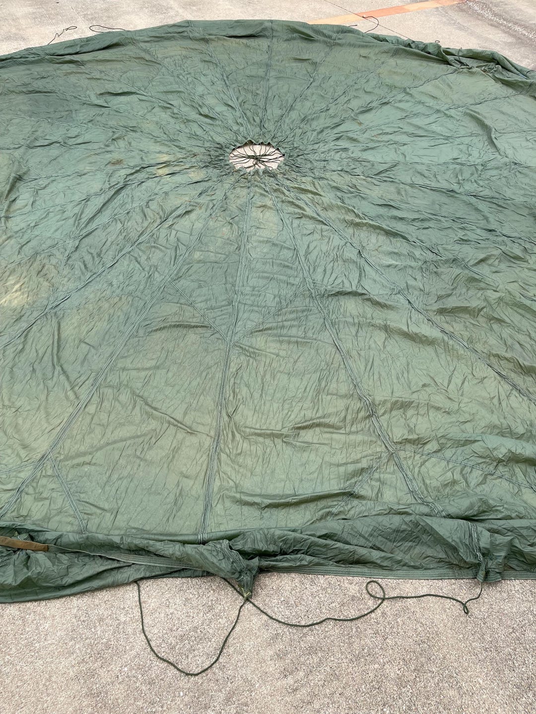 US Military Green 20ft Parachute for Canopy, Shade, Photo Shoot and ...