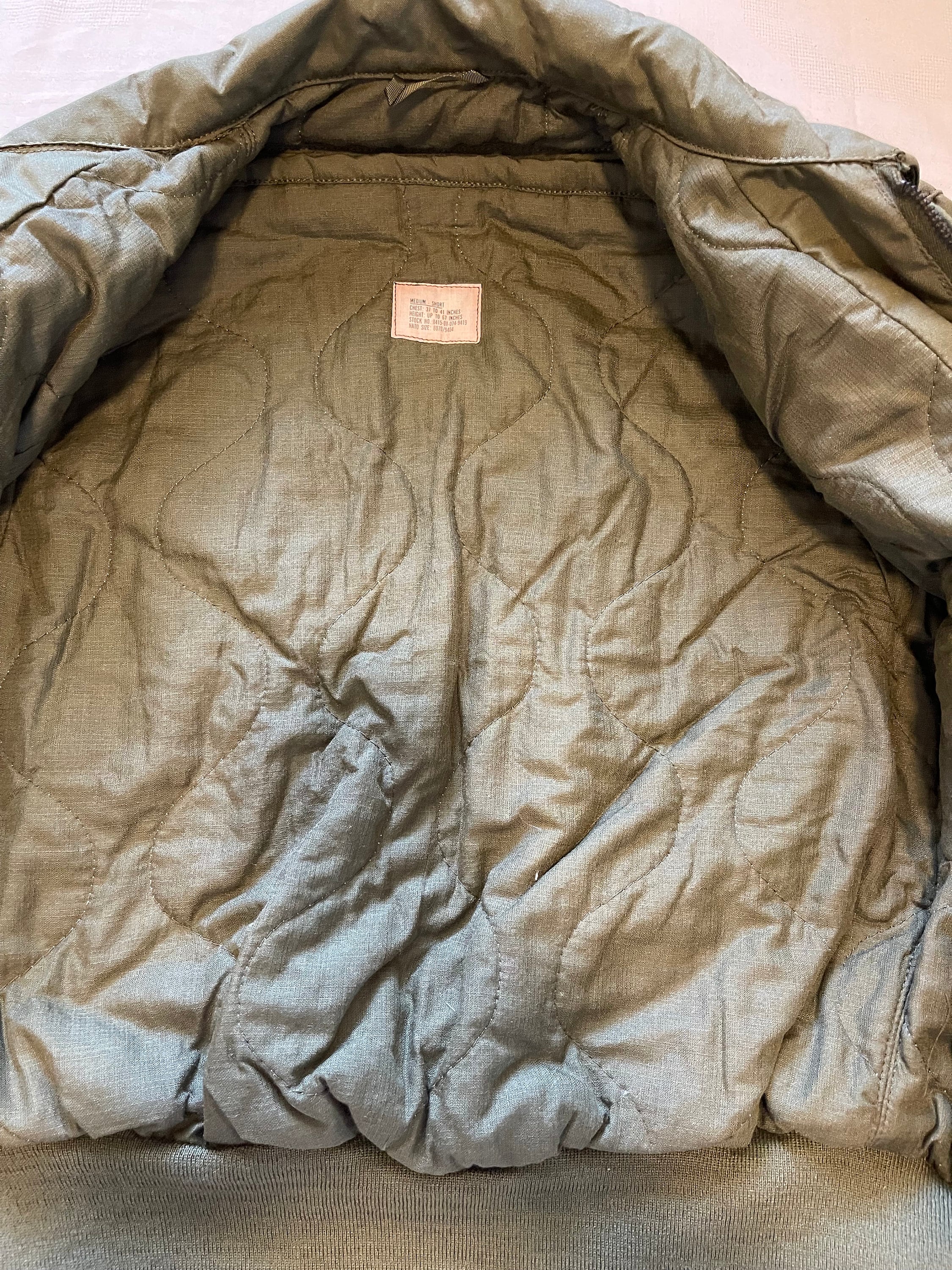 Genuine US Gi CVC Tankers Jacket Cold Weather High Temperature ...