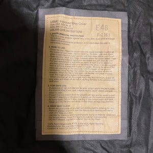 Marine Corps USMC Improved Bivy Coyote Brown/tan Cover Waterproof ...