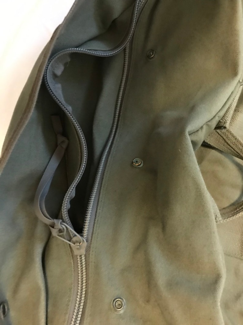 USAF Genuine Vintage Heavy Duty Canvas Sage Green Flyers Kit Bag,cargo ...