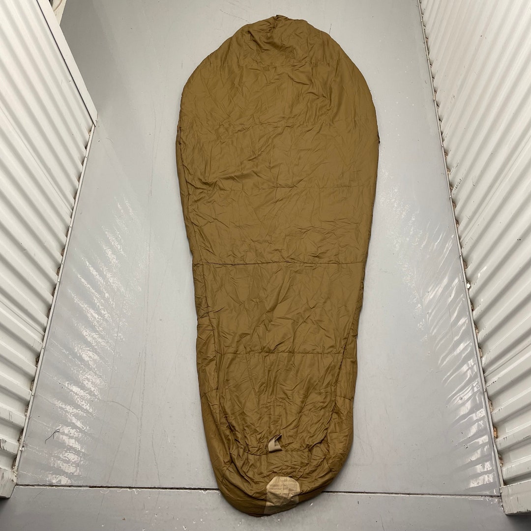 US Military USMC 3 Season Coyote Tan Sleeping Bag Part of the Gortex ...