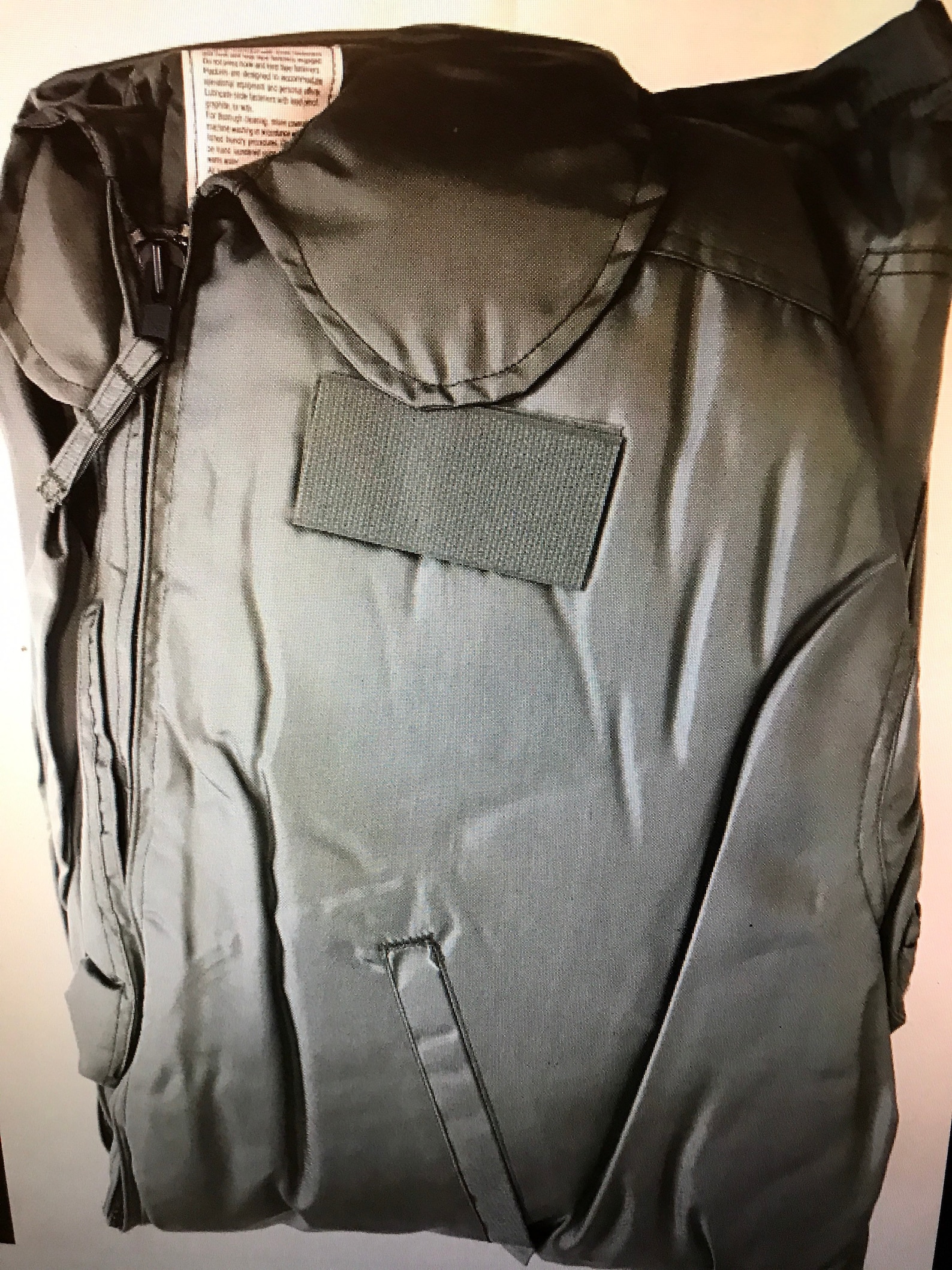 USAF Military Nomex Flight Suit Coveralls Flyers 52long CWU-64P Cold ...