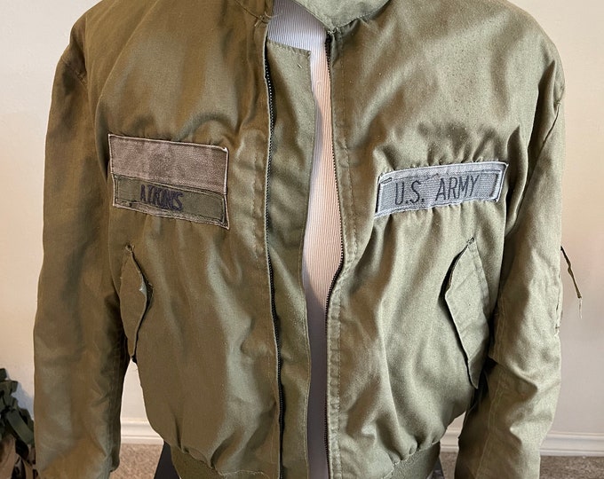 Genuine US Military Vintage CVC Tanker Jacket Fire Resistant/aramid OD ...