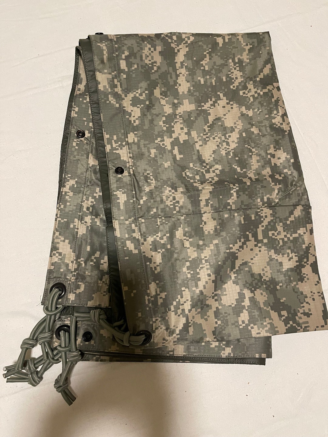 USGI Military Reversible Field Tarp ACU 90 X 80 Ground Tarpaulin ...