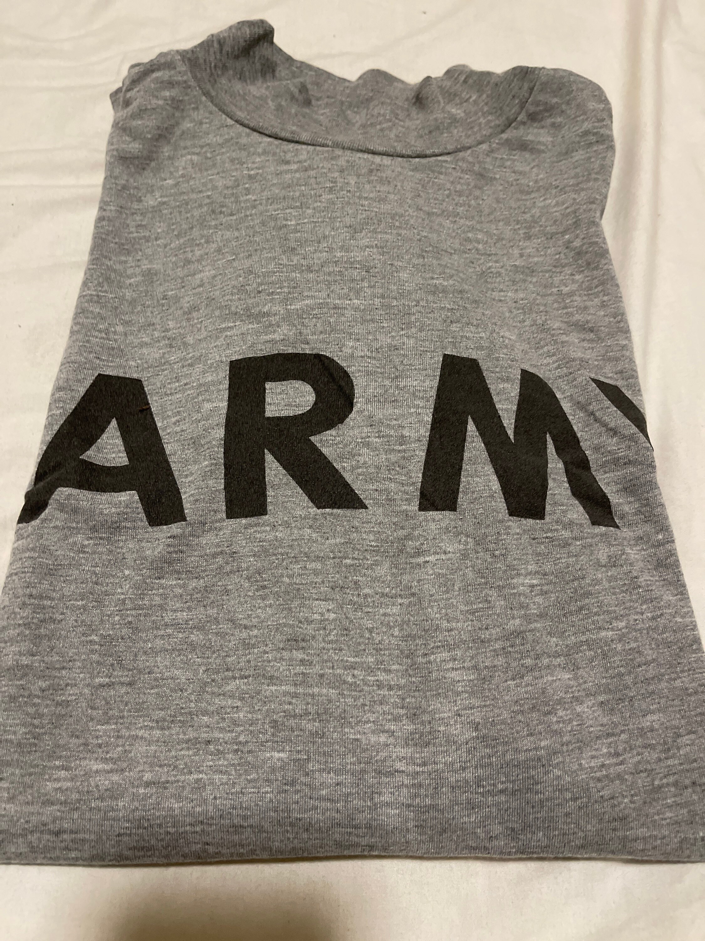 US Gi Army Improved Physical Fitness Uniform IPFU Long Sleeve Gray PT ...
