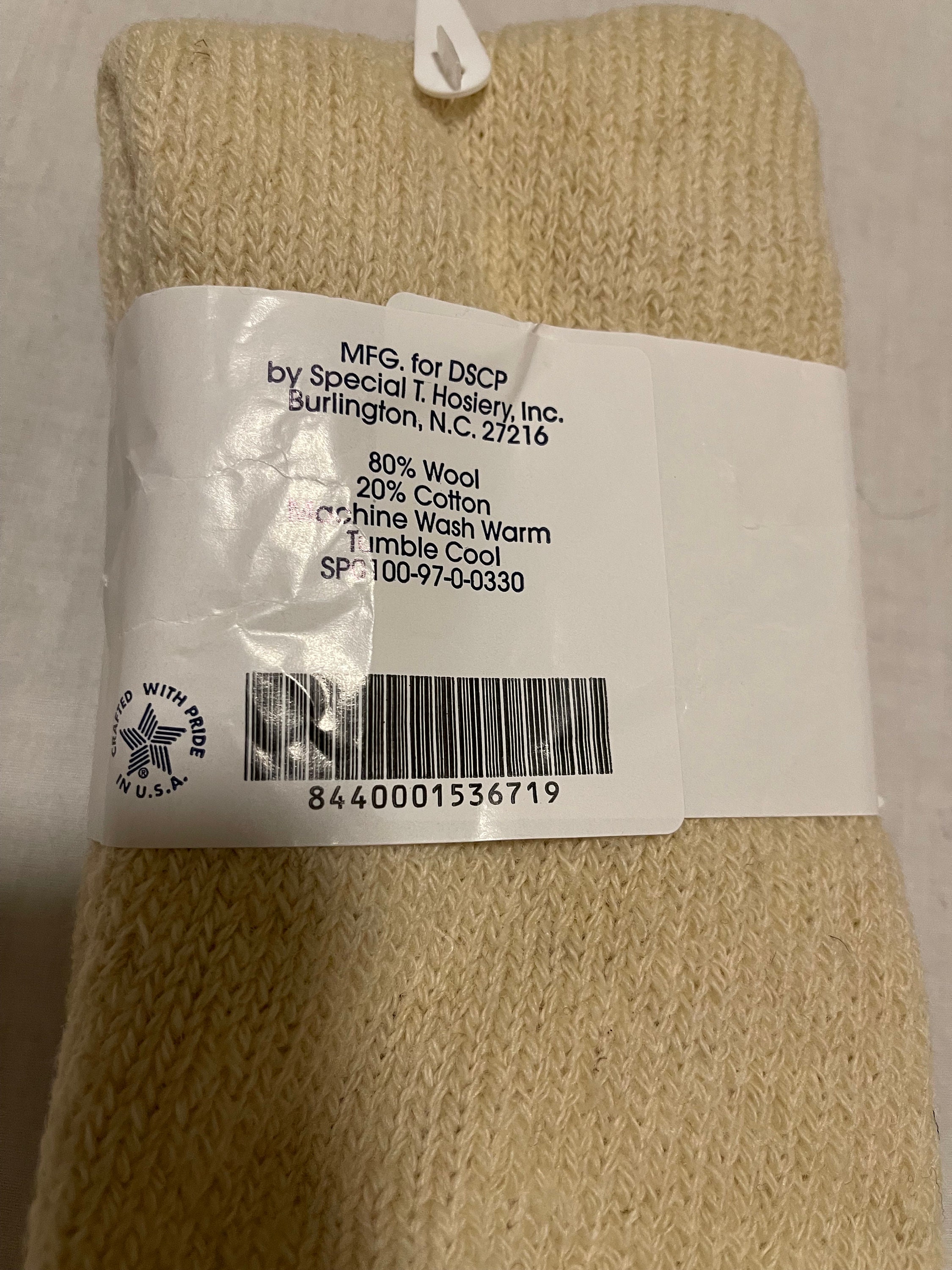 Genuine US GI Military Cold Weather Wool/cotton Blend Socks Size 12 US ...